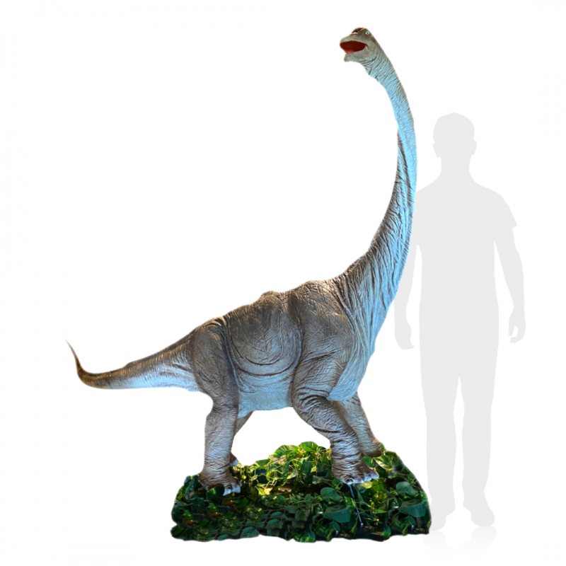 Brachiosaurus statue - SG dino sculpture and jurassic props rental platform
