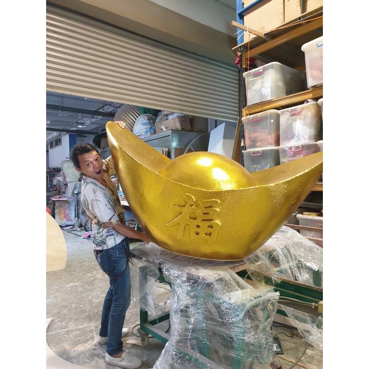 SG Largest Cny Decor Rental Platform - Giant Chinese Gold Coins