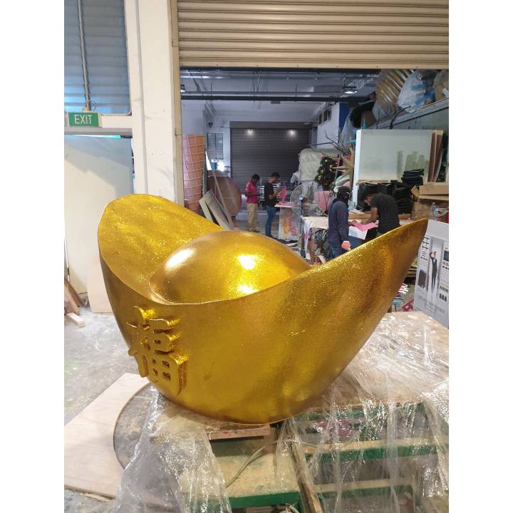 SG Largest Cny Decor Rental Platform - Giant Chinese Gold Coins