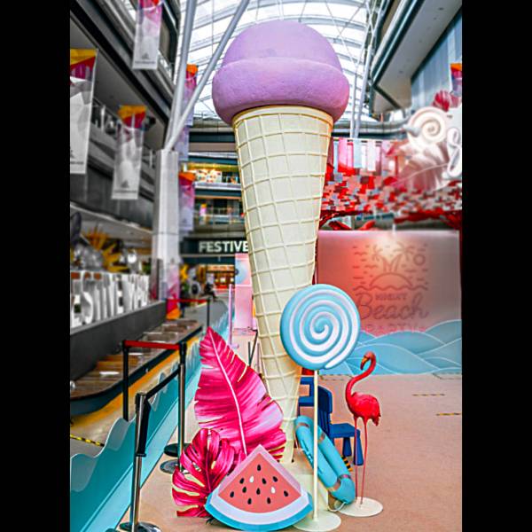 Giant Ice Cream - SG Largest oversized ice cream prop & Desserts Rental