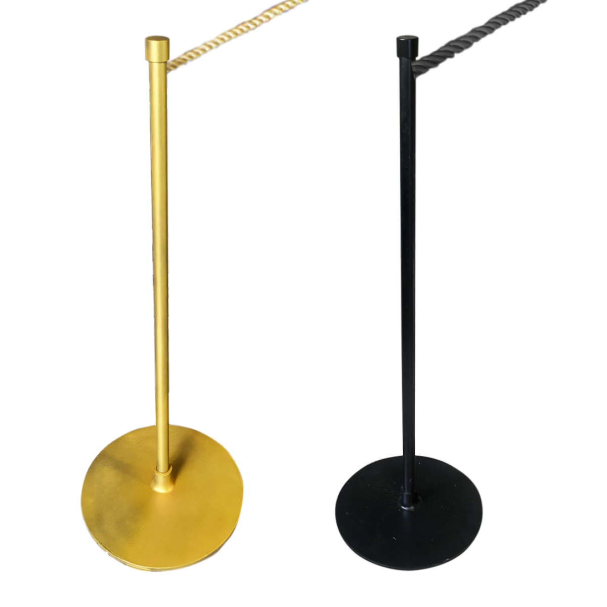 Taller 120cm Classy glamorous Gold / Black exhibition Barricade (Fence ...