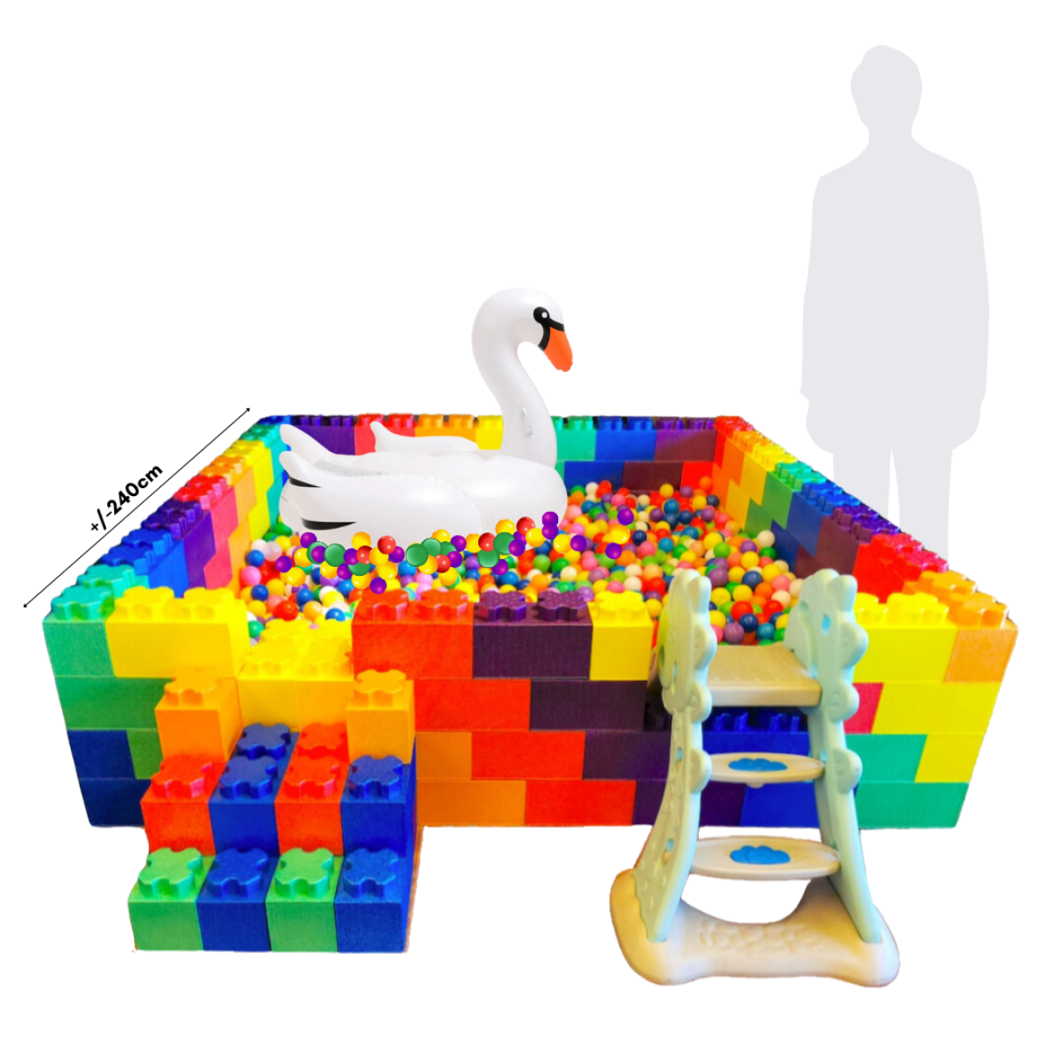 240cm Lego Ball Pit - SG's Largest bounce house and ball pit rental ...