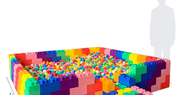 300cm Lego Ball Pit - SG's Largest Carnival Ball Pit Hire and Event ...