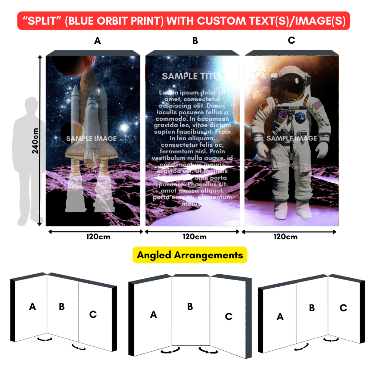 360cm x 240cm Space Realism Backdrops - SG's Largest Custom and ...