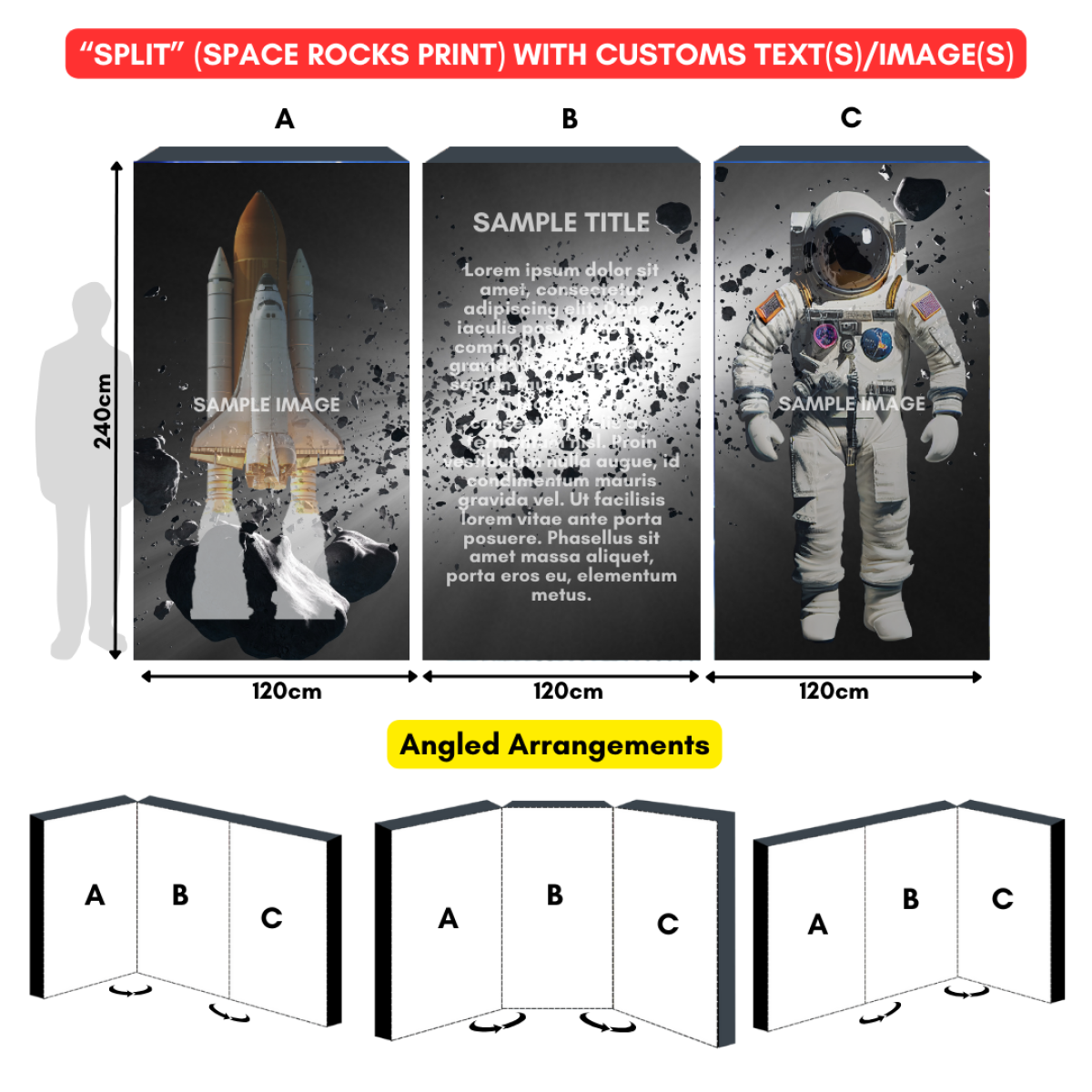 360cm x 240cm Space Realism Backdrops - SG's Largest Custom and ...