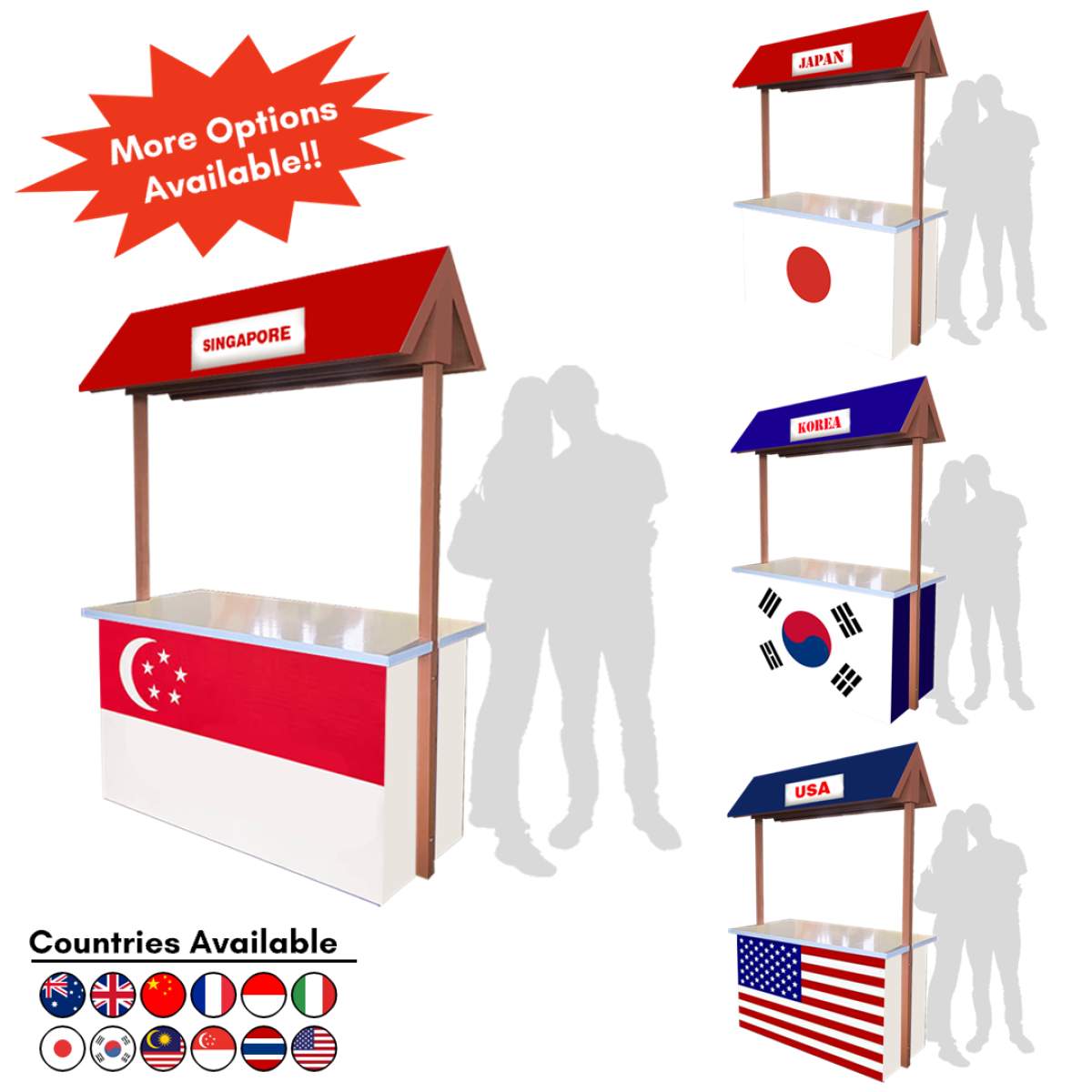 Around the World Country Booth (International, Australia, British ...