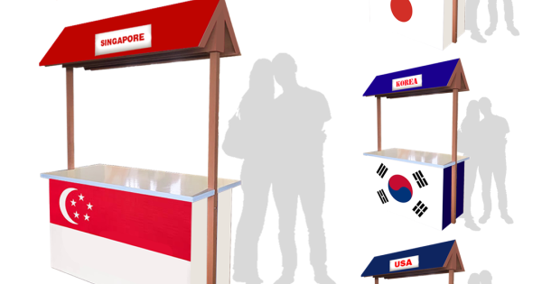 Around the World Country Booth (International, Australia, British ...