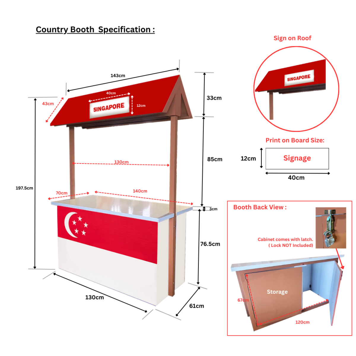 Around the World Country Booth (International, Australia, British ...