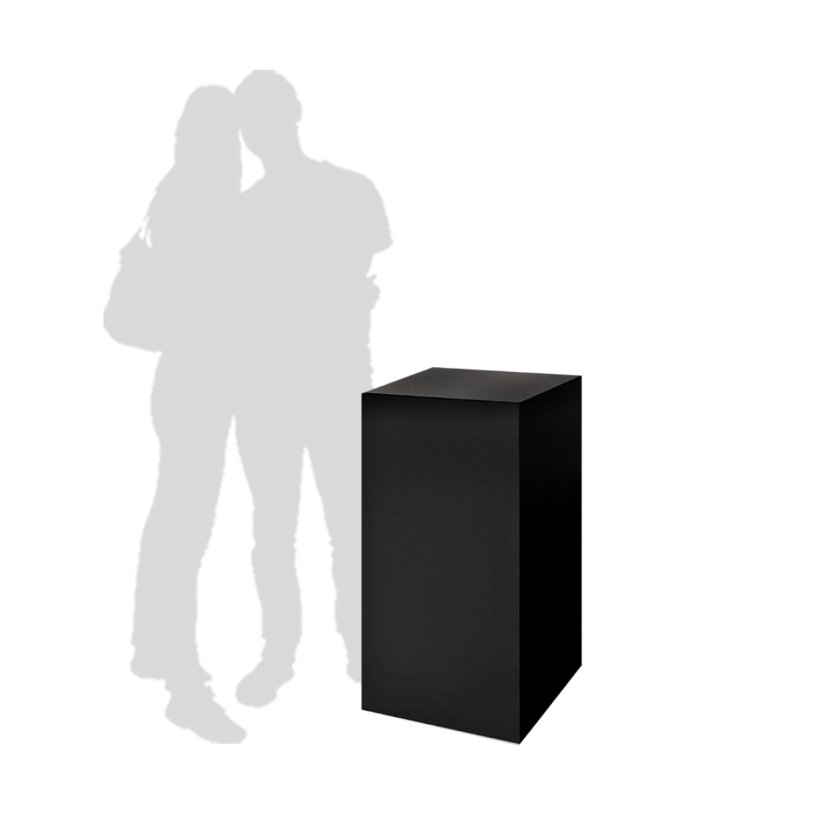 Black Pedestal & Plinth Display - Sg's Largest Store Display Cases and ...