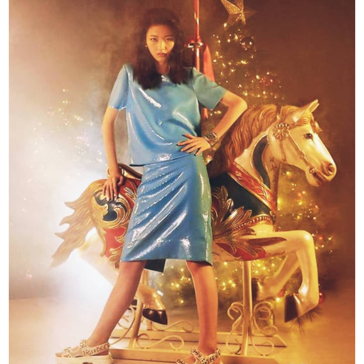 Vintage Carousel Horse - SG's Largest Carousel Decor Rental Platform