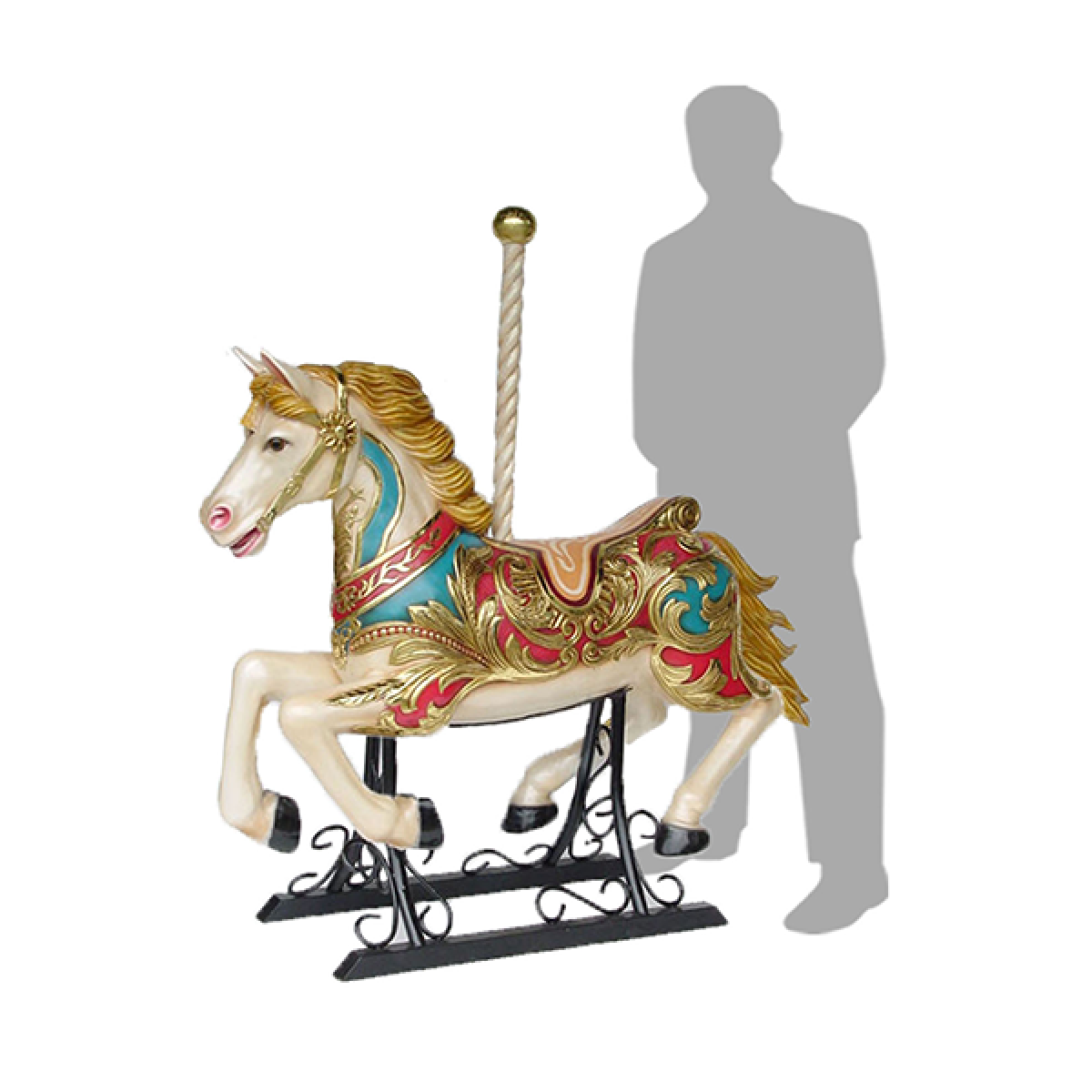 Vintage Carousel Horse - SG's Largest Carousel Decor Rental Platform
