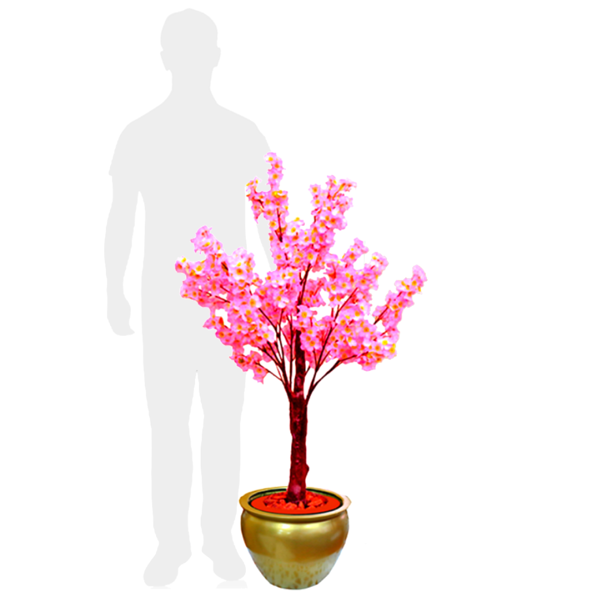 Artificial Sakura Cherry Blossom Potted Plant - SG Largest CNY and Mid ...