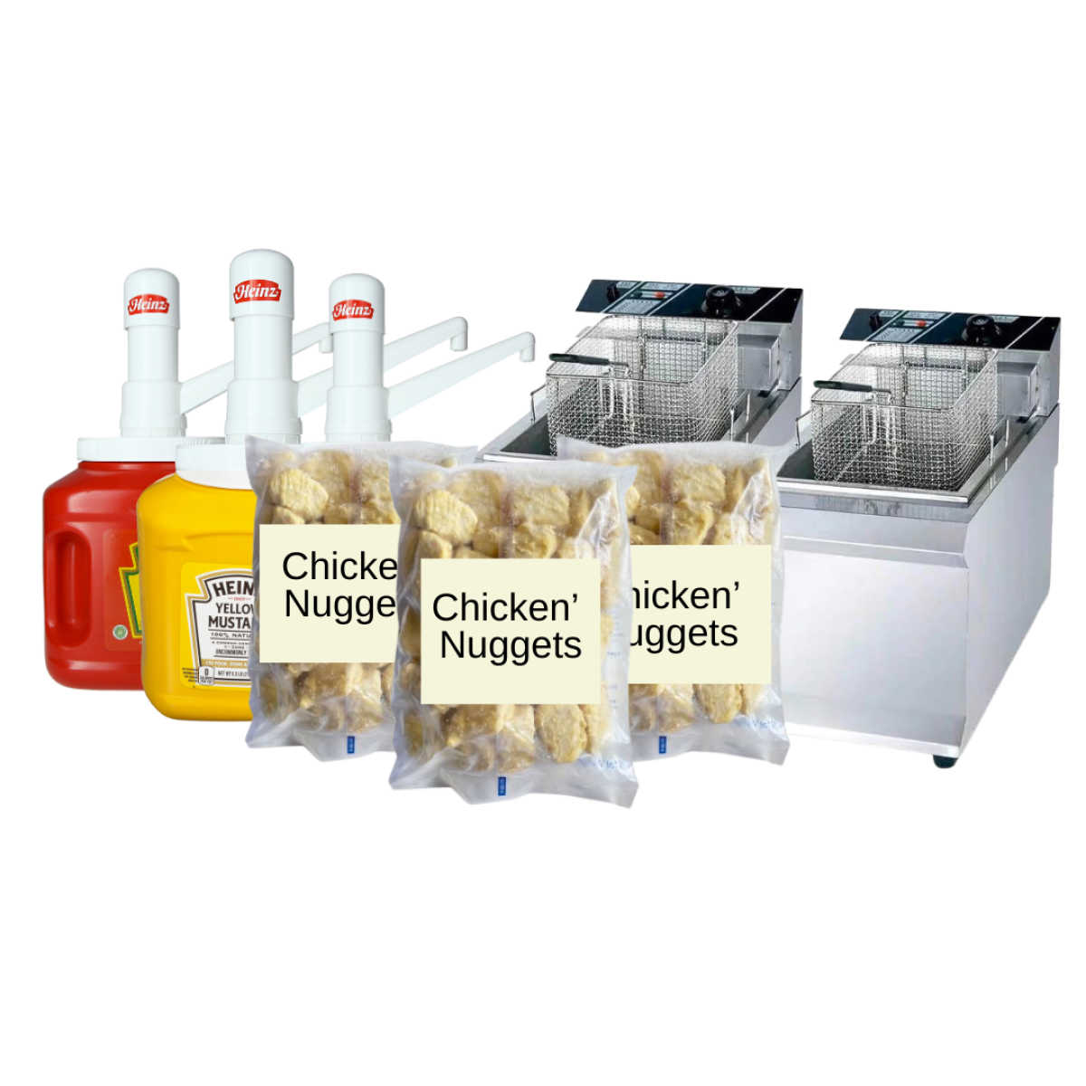 Chicken Nuggets Live Food Station - SG's Largest Live Food Booth and ...