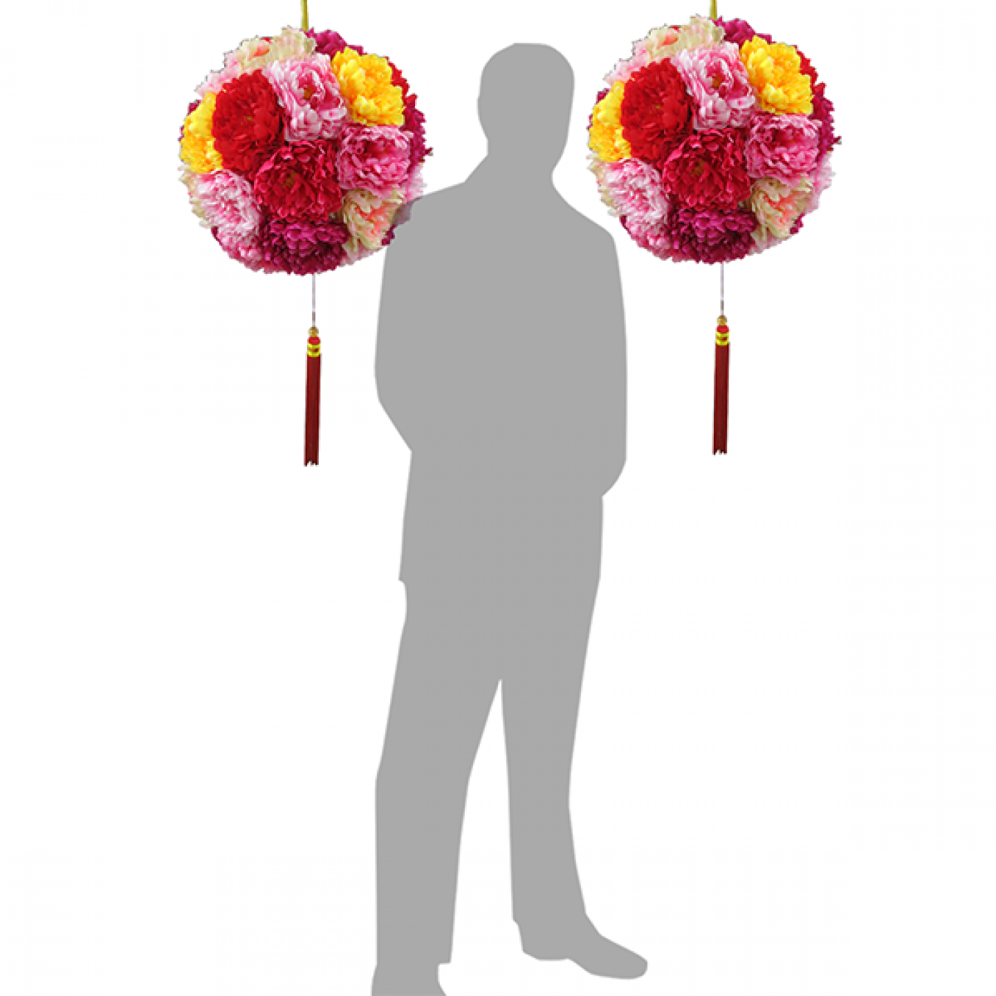 SG Largest Cny/Mid Autumn Festival Decor Rental Platform - Flower Balls