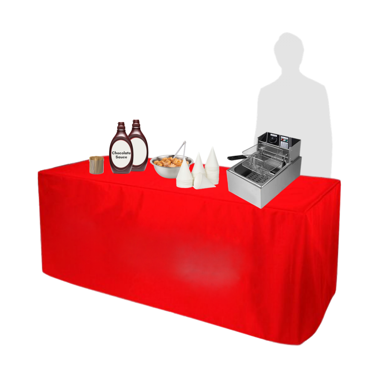 Churros Station ( Carnival / Fun Fair / Booth / Kiosk / Cart / Setup ...