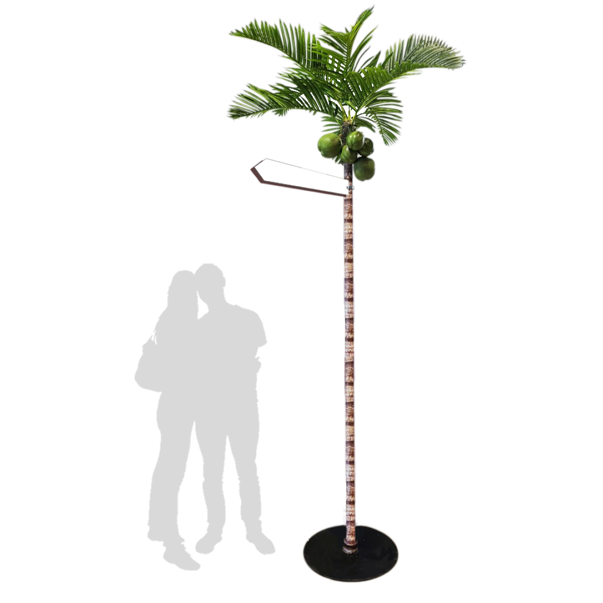 Coconut Tree with Pointed Signage ( SG Heritage Kampong Village ...