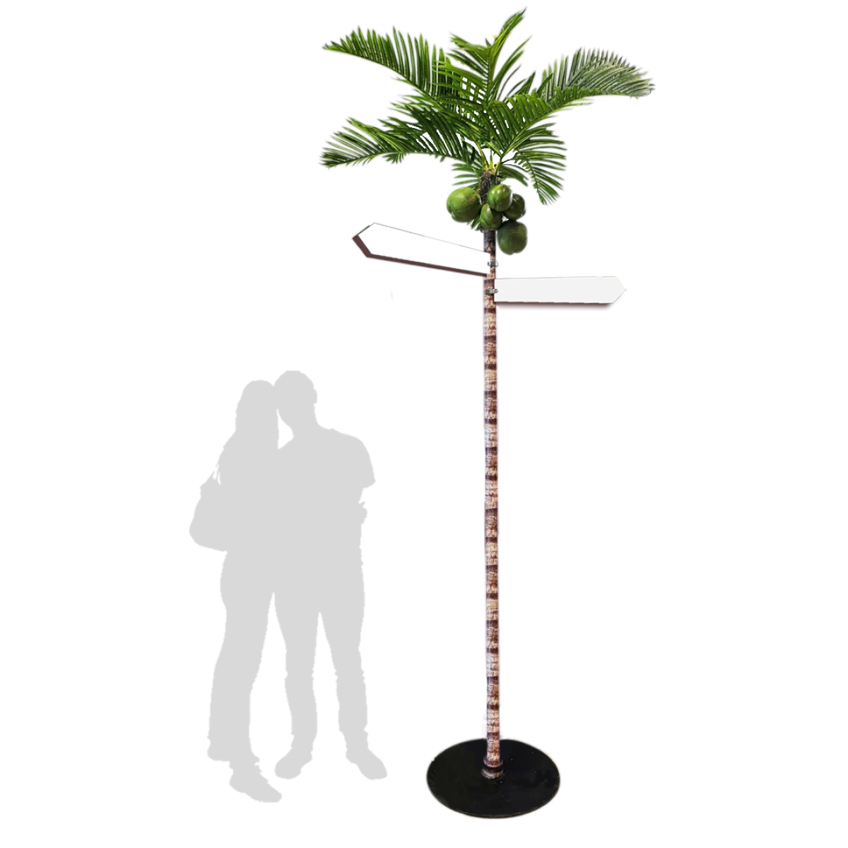 Coconut Tree with Pointed Signage ( SG Heritage Kampong Village ...