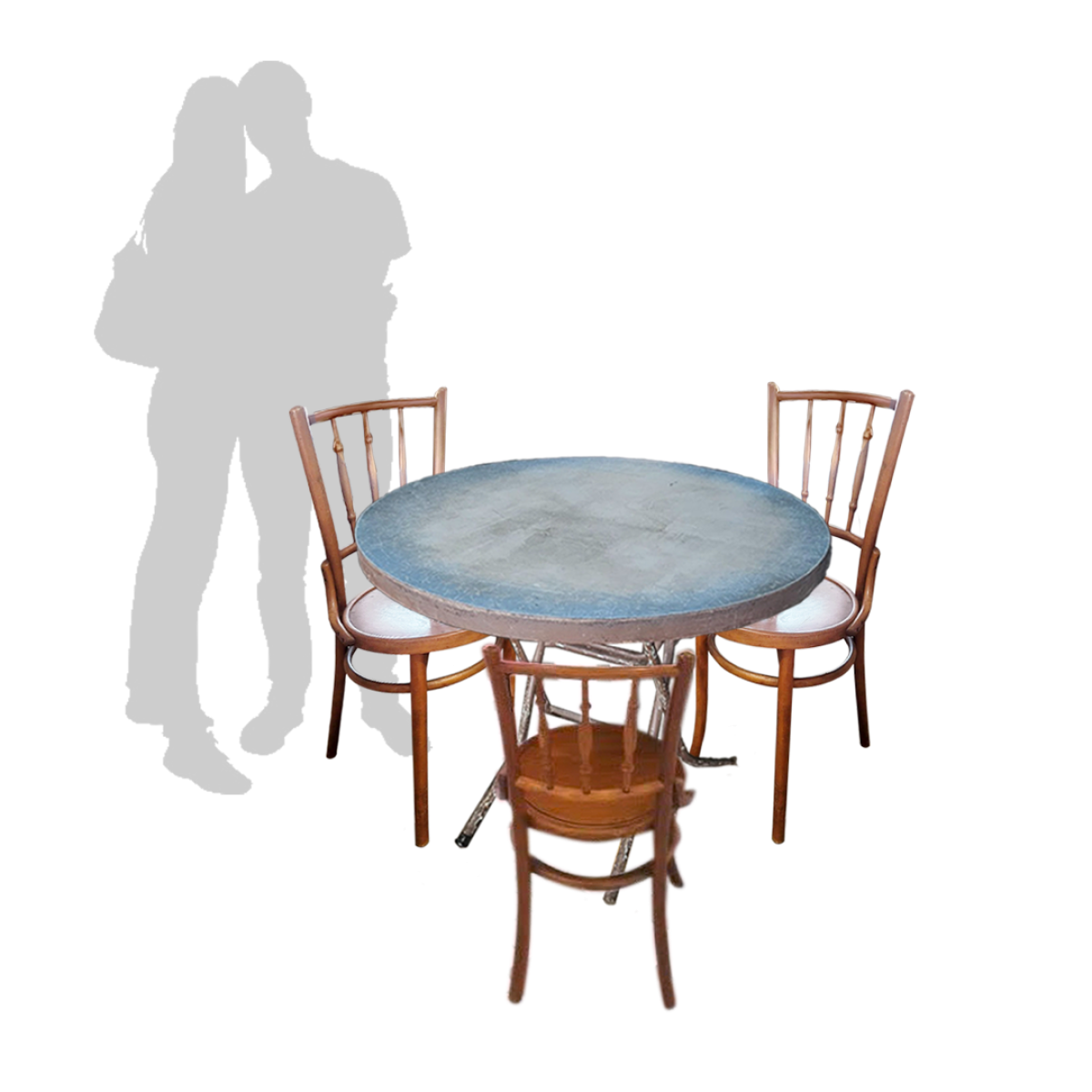 Foldable Dining Table with Chairs and Fake Dishes - SG's Largest ...