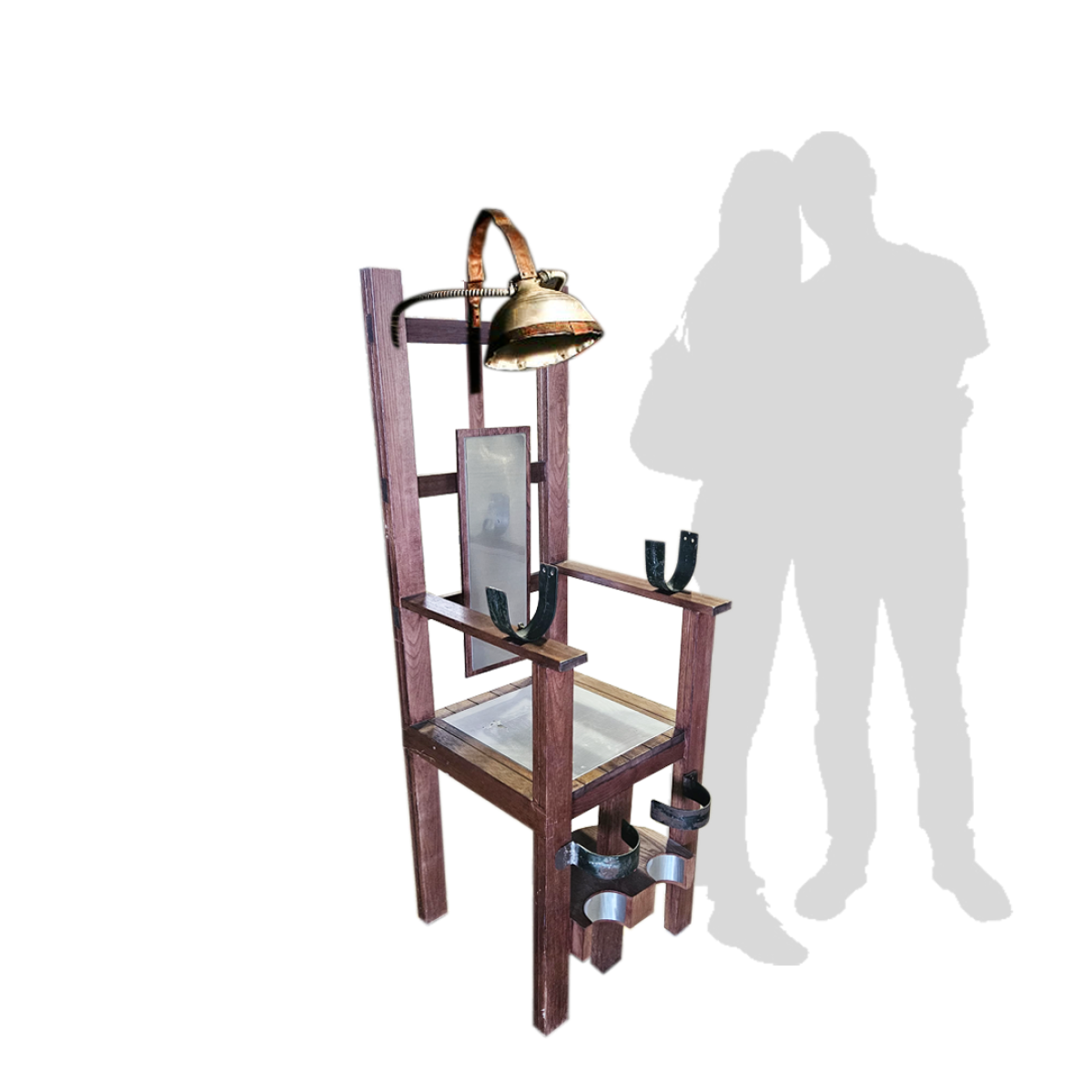 Electric Chair on Stage - SG's Largest Halloween Photo Op Rental Platform