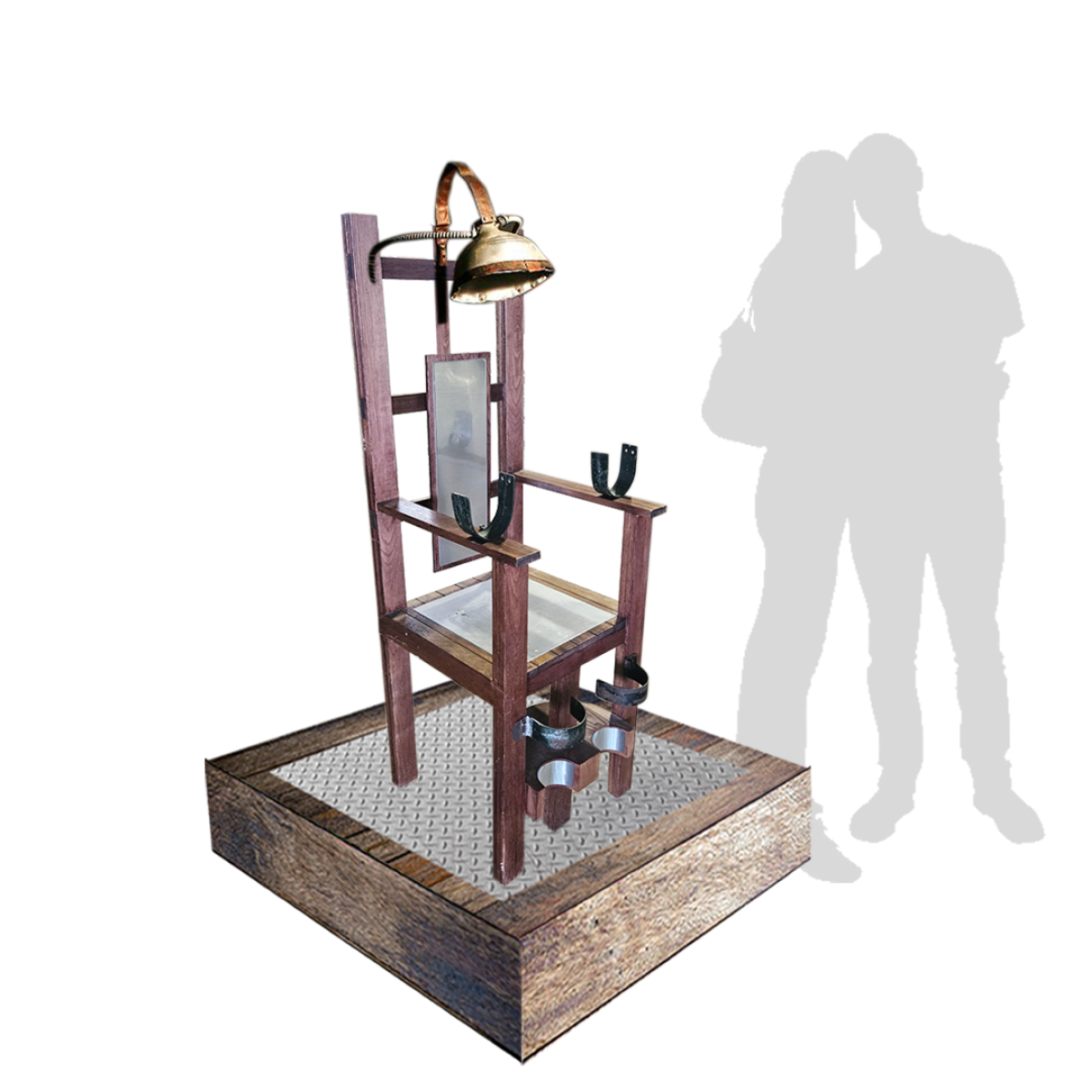 Electric Chair on Stage - SG's Largest Halloween Photo Op Rental Platform