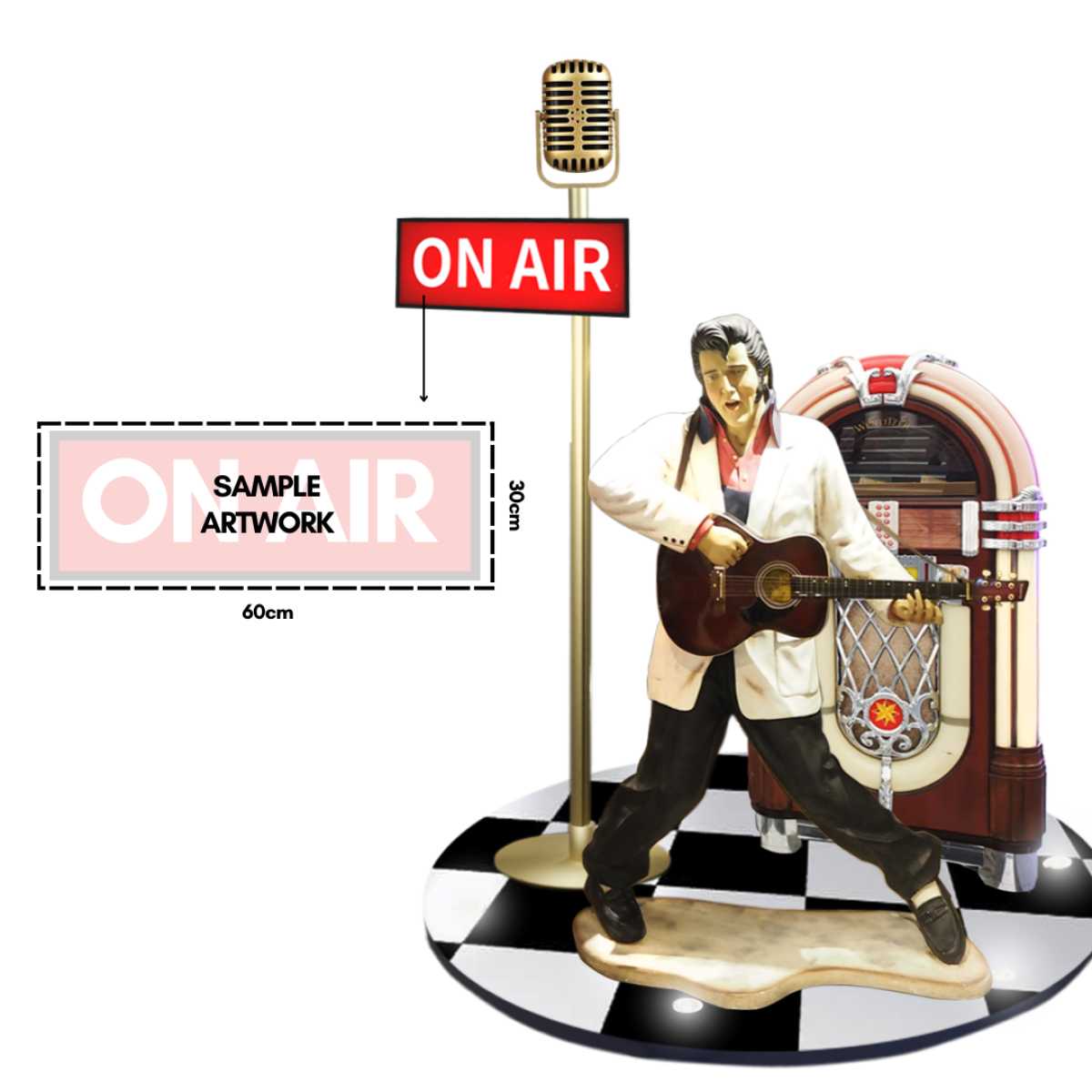 The Legendary Elvis - SG's Largest Music Theme Decor Rental Platform