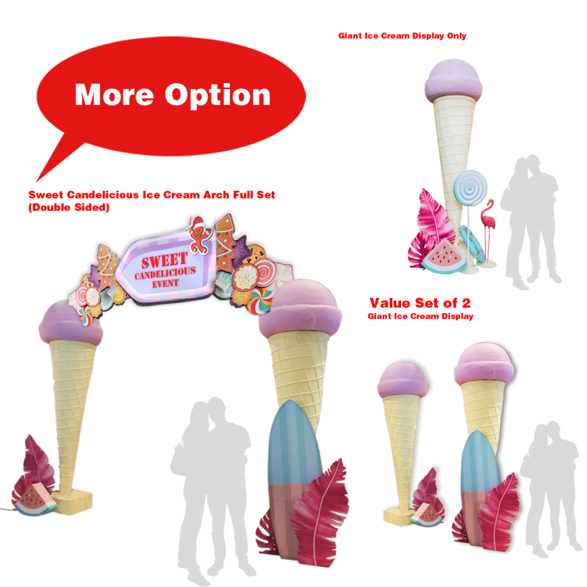 Giant Ice Cream Package - SG's Faux Desserts and Summer Theme Decor ...