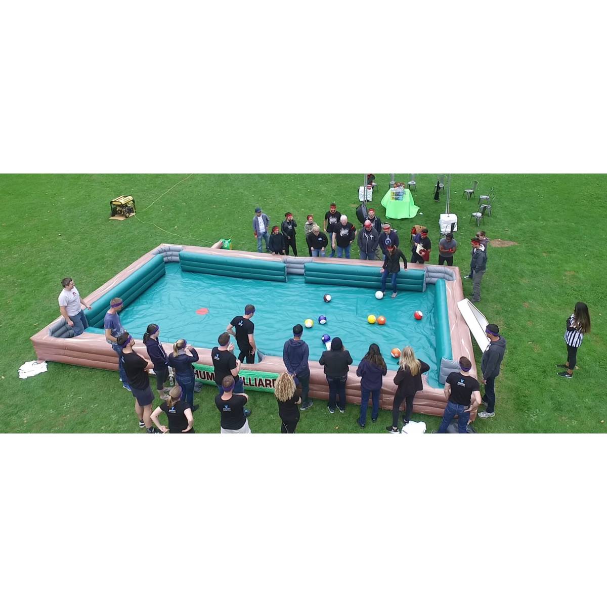 Giant Pool Soccer Inflatable - SG's Largest Inflatable Carnival Booth ...