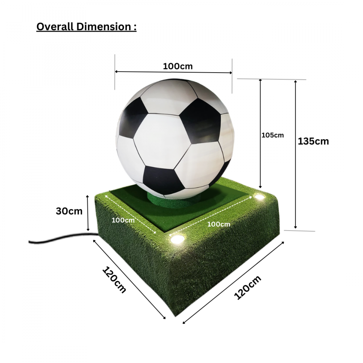 Giant football ( Huge, Large, Oversized, Larger than Life, Sports ...