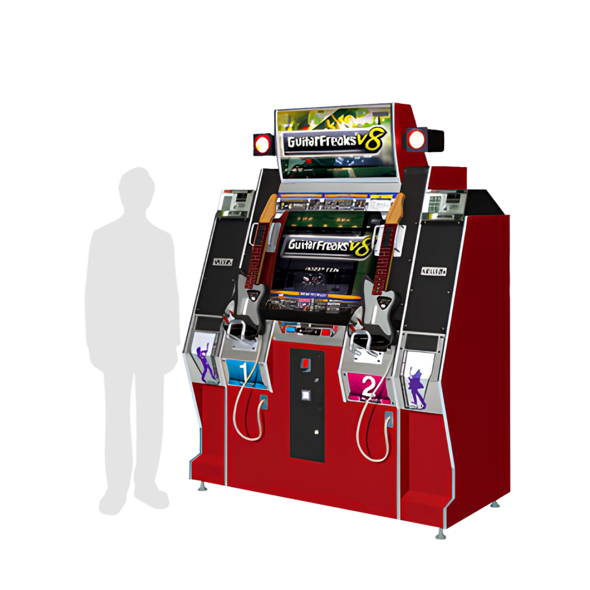 Guitar Freaks Arcade Machine ( Guitar, Teens, Arcade, Game, Music ...