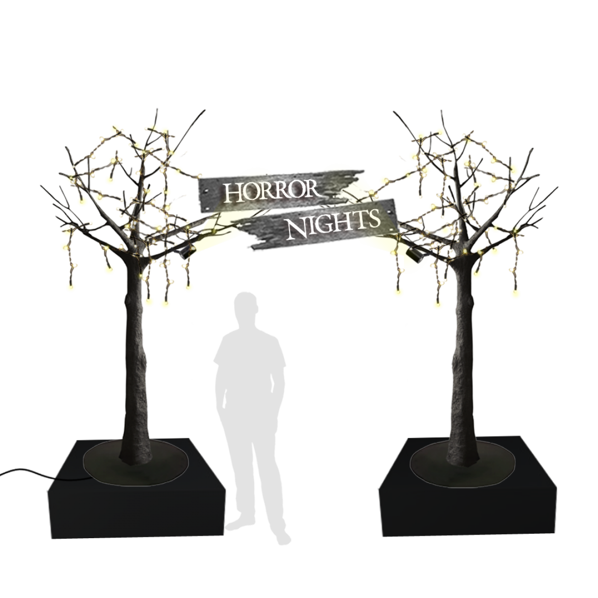 Halloween Bare Tree Arch - SG's Largest Halloween Event Arch Rental ...