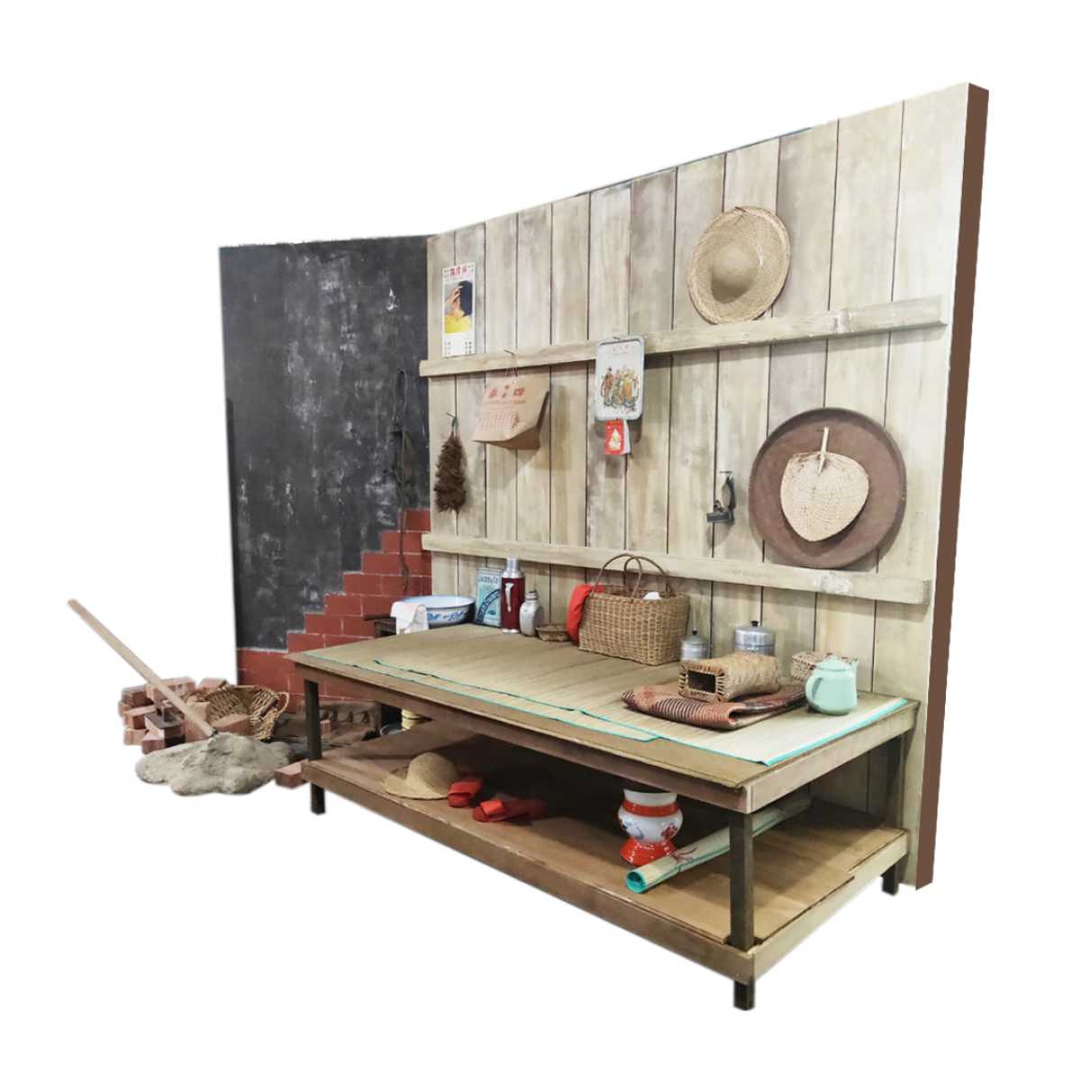 Heritage Chinese Coolie Workers Corner Set ( SG Heritage , Photo Op Set ...