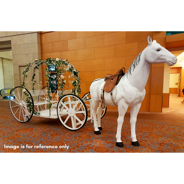 Romantic Horse Carriage - SG Largest Valentines Day Prop Decor Rental ...