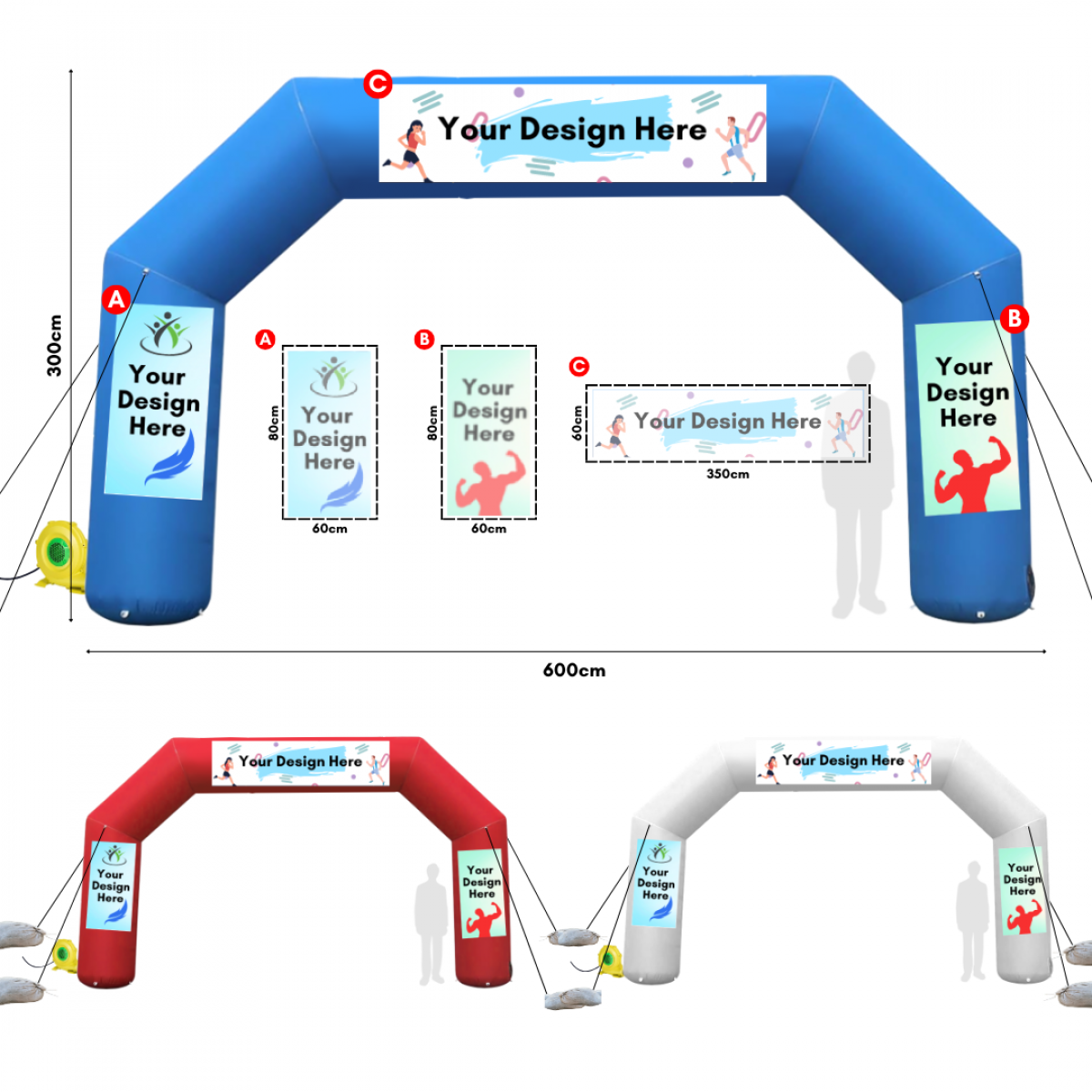 Inflatable Racing Arch ( Inflatable, Prop, Giant, Large, Huge, Big ...