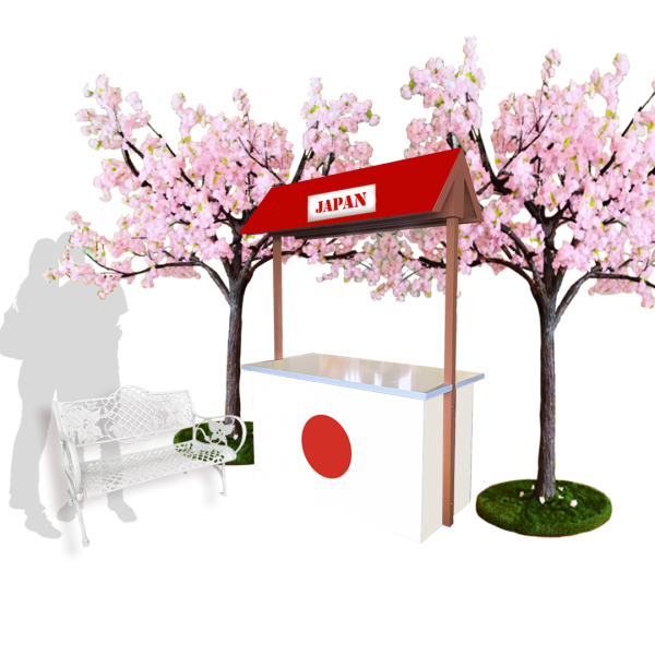 Japan Country Booth ( International Kiosk / Cart, Asia, Asean, Nippon ...