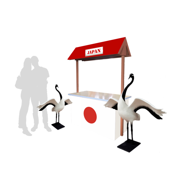 Japan Country Booth ( International Kiosk / Cart, Asia, Asean, Nippon ...