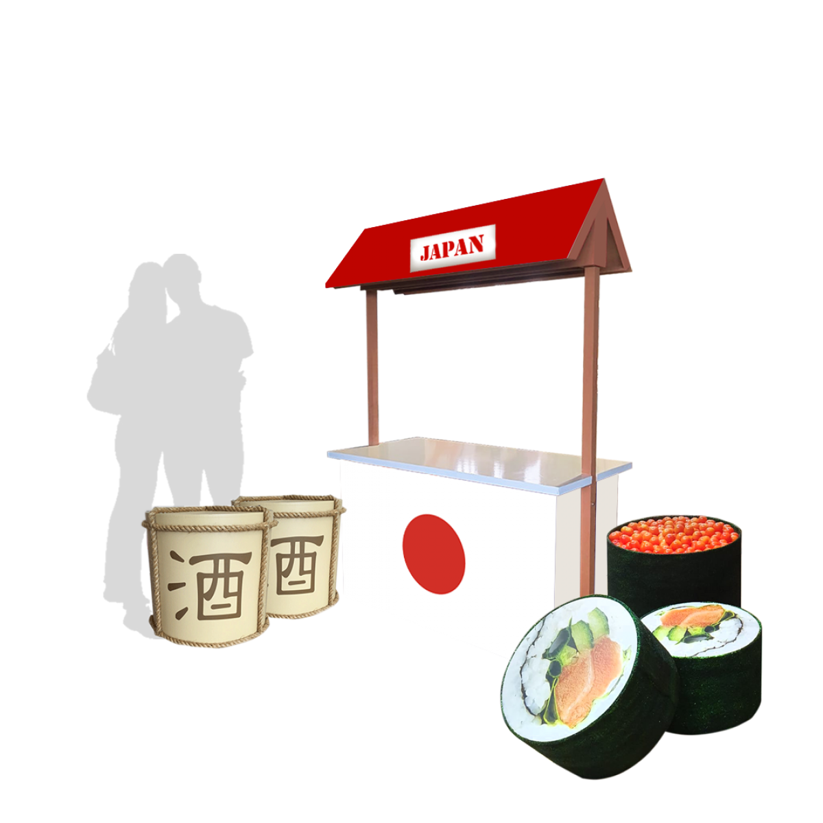 Japan Country Booth ( International Kiosk / Cart, Asia, Asean, Nippon ...