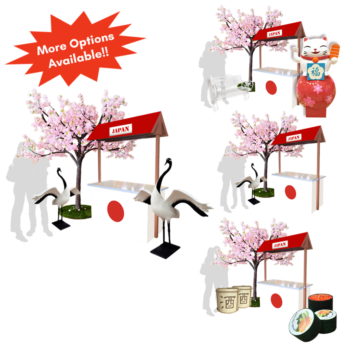 Japan Country Booth ( International Kiosk / Cart, Asia, Asean, Nippon ...