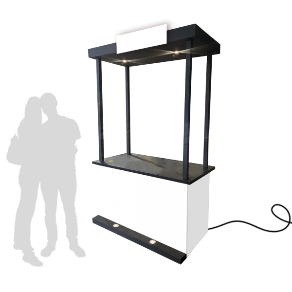 LED Lighted Booth with Customised Print and Event Signage (Classic ...