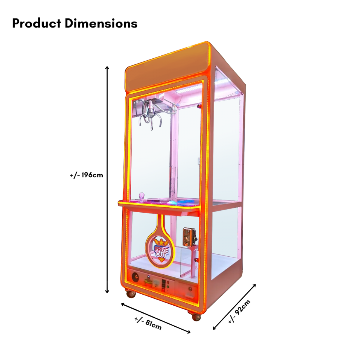 LED Glass Claw Machine ( Fun Fair, Kids, Game, Arcade, Challenge ) - SG ...
