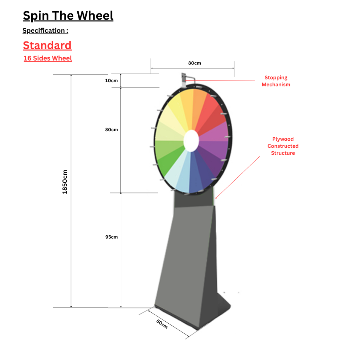 Large Customizable Spin The Wheel - SG's Largest Lucky Draw Games and ...