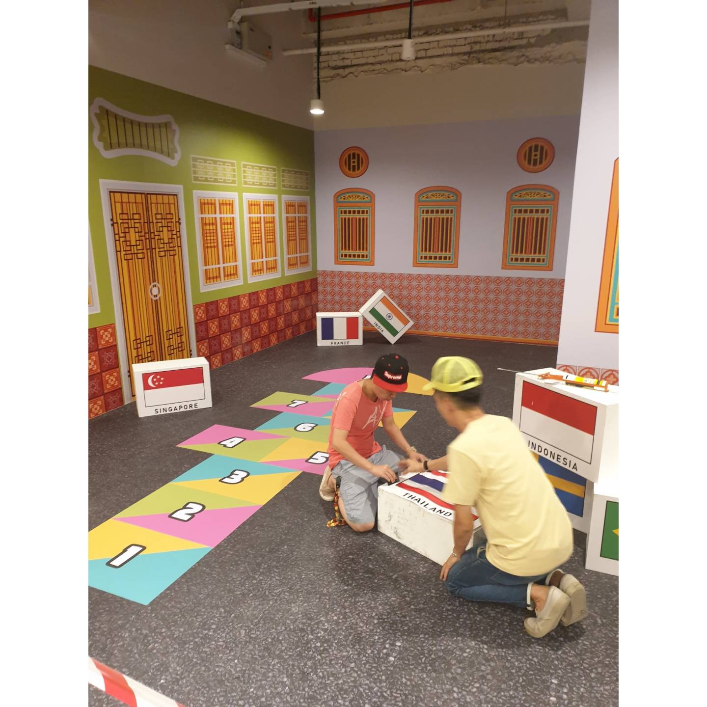 Giant Country Flag Erasers Set - Old School Flag Eraser Games SG Rental ...