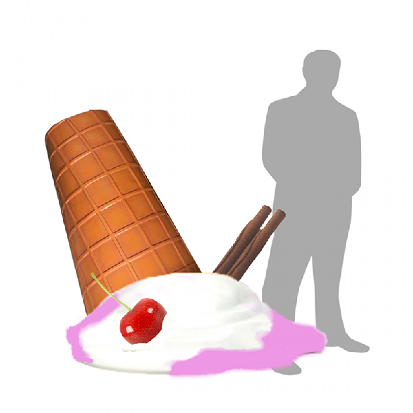 Melted Ice Cream - SG's Latgest GIant Ice Cream Scuplture and Giant ...