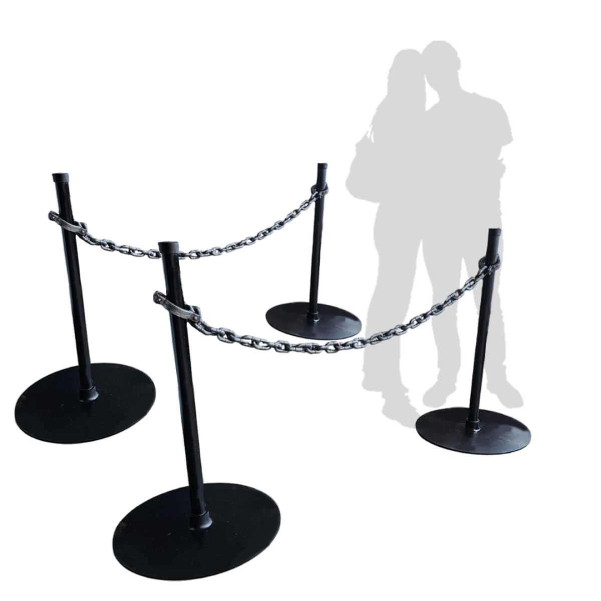 Metal Chain Barrier/ Barricade/ Divider - SG's Largest Event Barricade ...