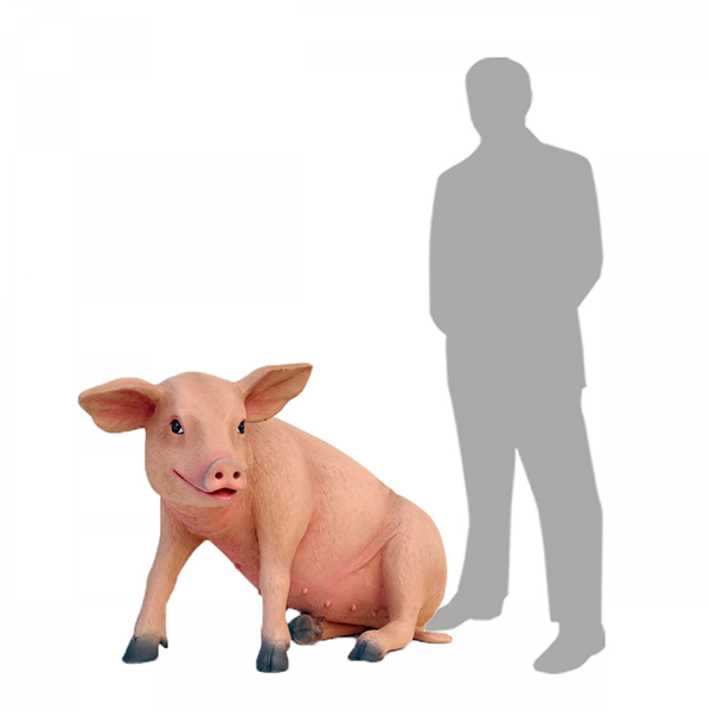 Pig - SG's Largest Animal Statues and Props as Farm Theme and CNY Decor