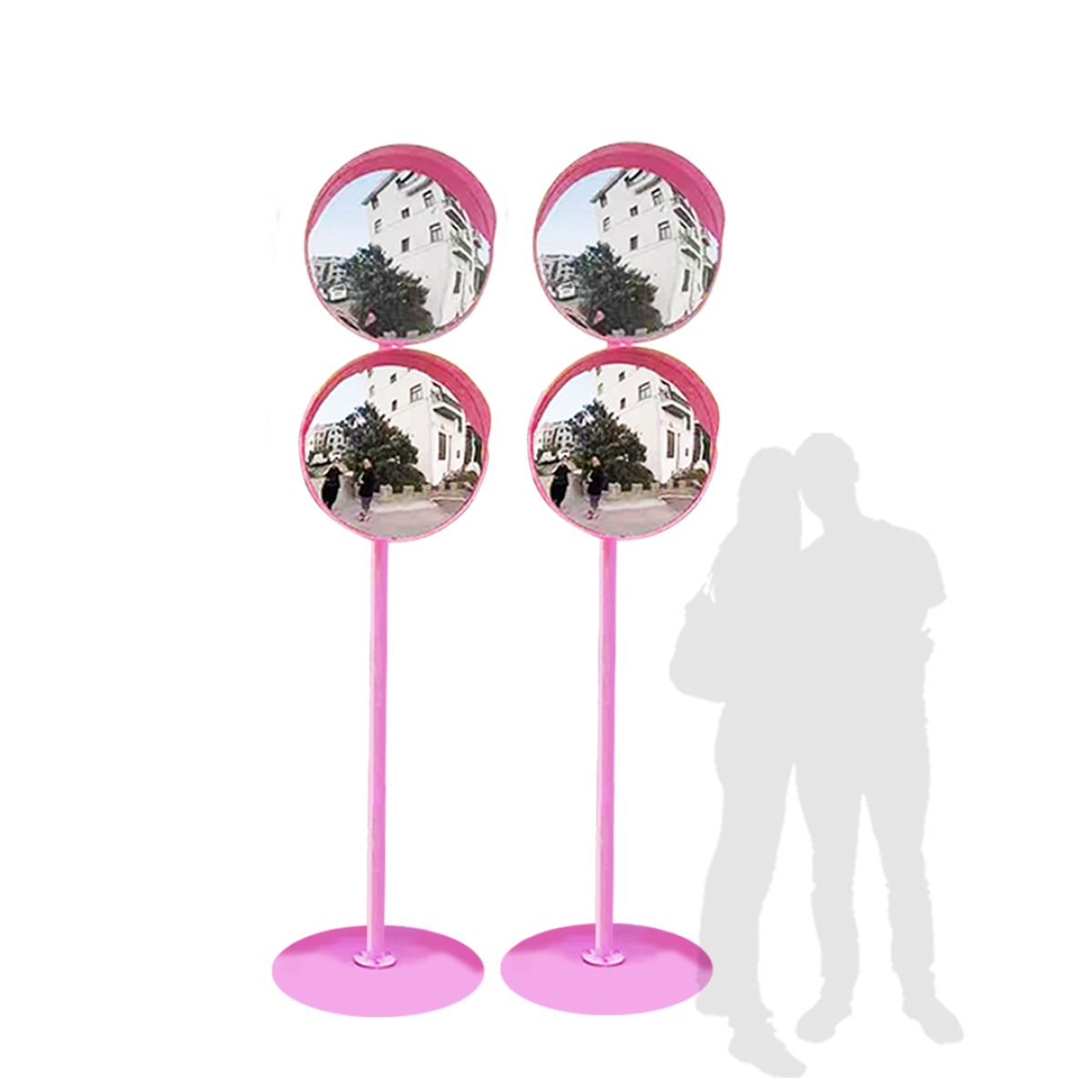 Rent pink dome mirror stands — trendy, photo-ready décor perfect for ...