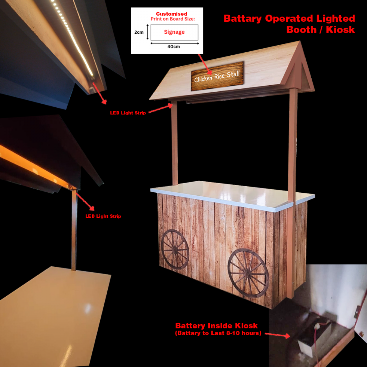 Pointed Roof Food Booth - SG's Street Food Pointed Roof Food Booth ...
