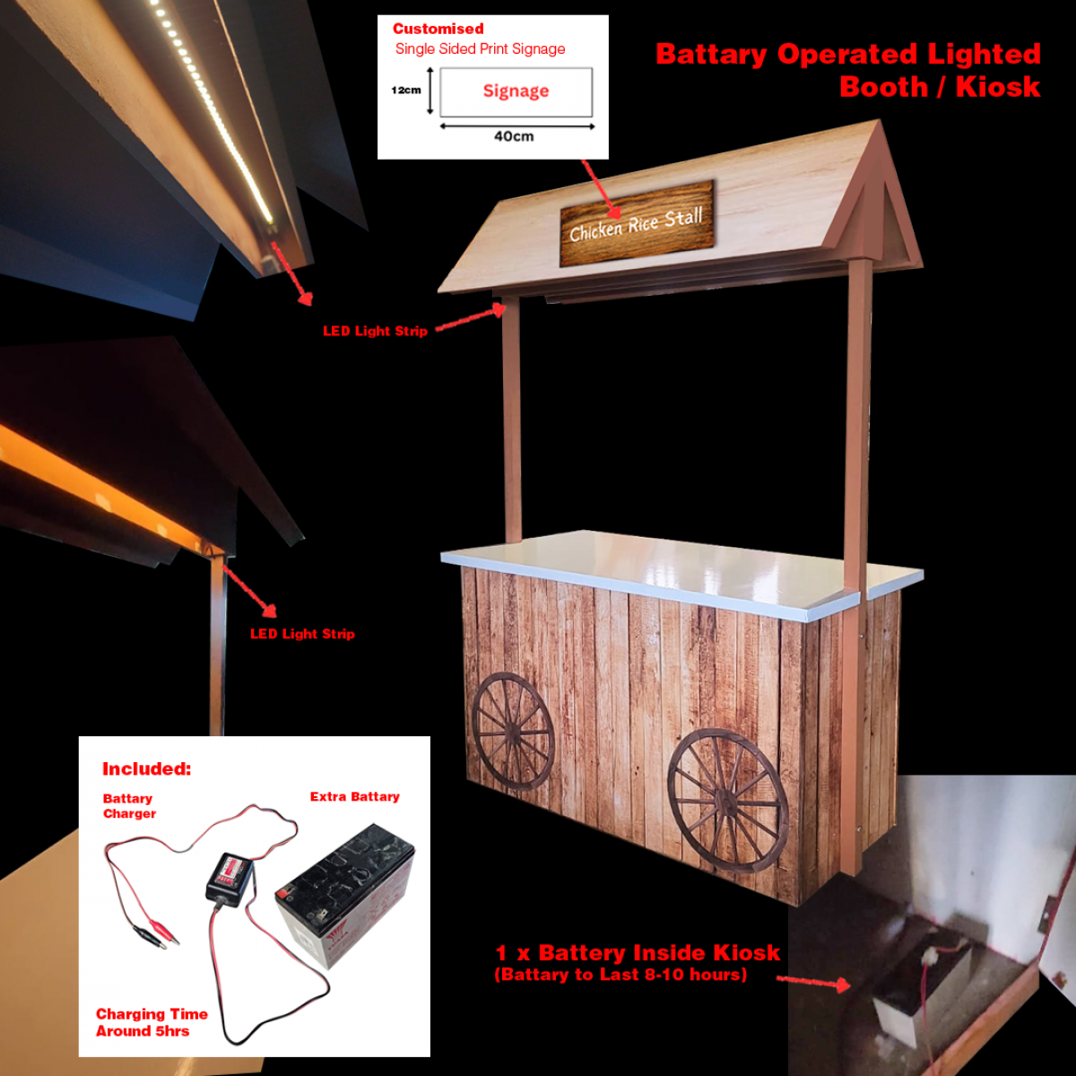 Pointed Roof Food Booth - SG's Street Food Pointed Roof Food Booth ...