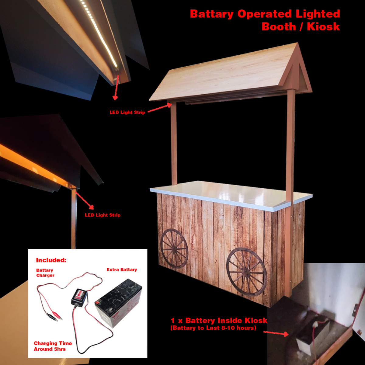 Pointed Roof Food Booth - SG's Street Food Pointed Roof Food Booth ...