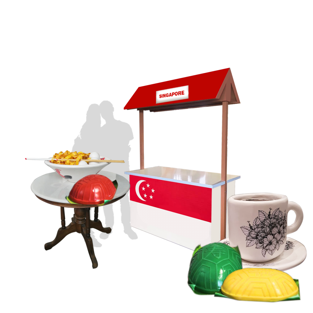 Singapore Country Booth ( International Kiosk / Cart, Asia, Asean, SG ...