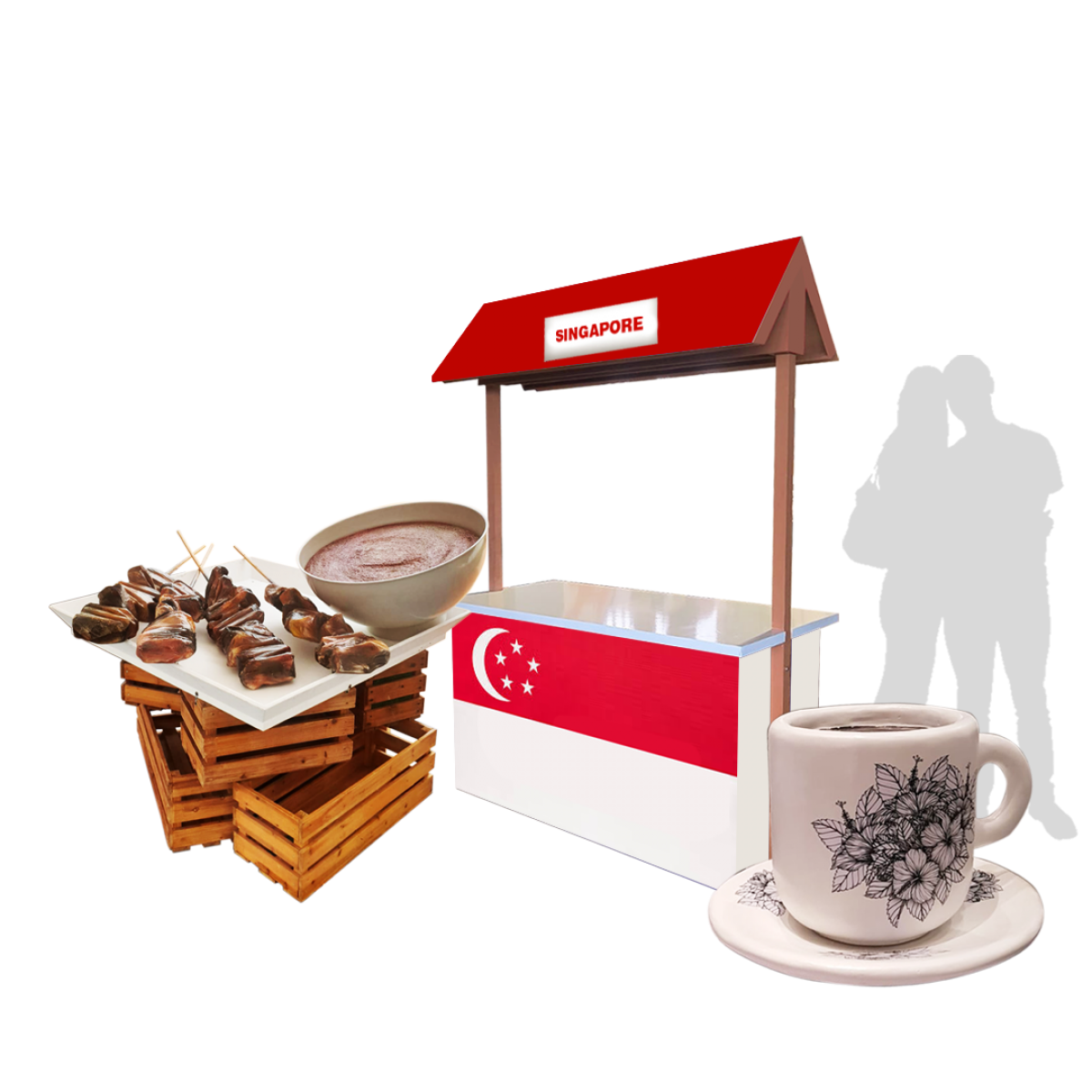 Singapore Country Booth ( International Kiosk / Cart, Asia, Asean, SG ...